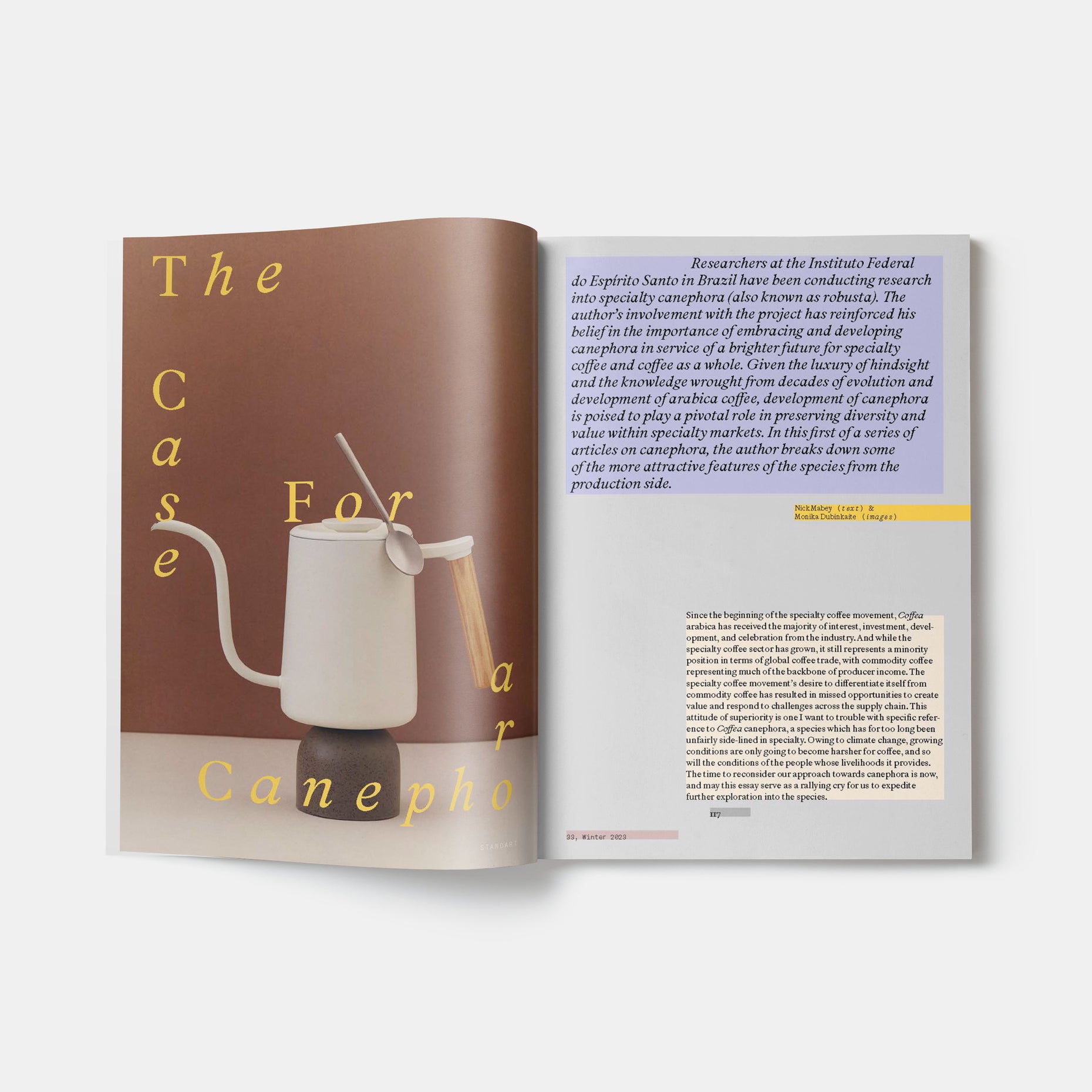 Standart Magazine Issue 14: Voted 'Best Coffee Magazine' by sprudge.com ...